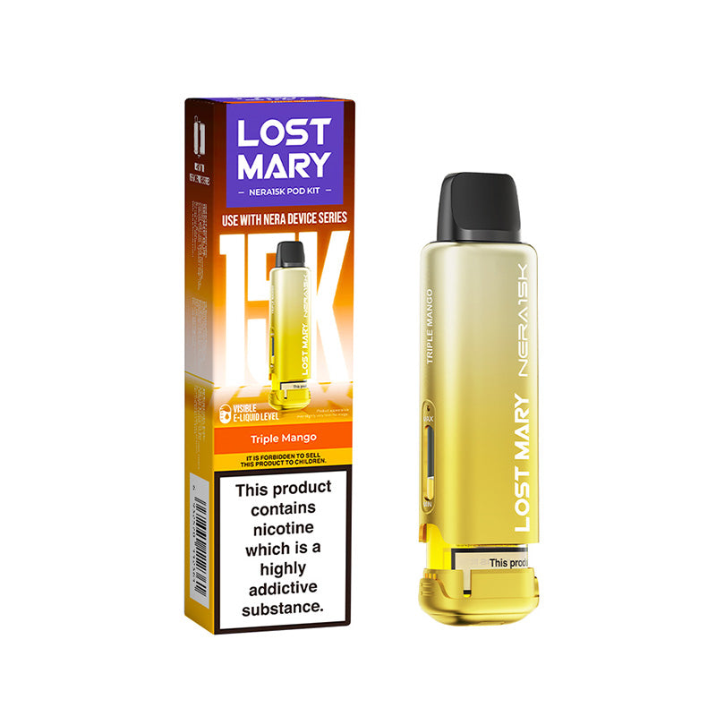 TRIPLE MANGO LOST MARY NERA 15K REFILL POD – Vape Myst